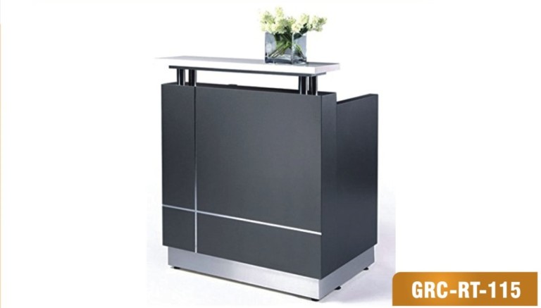 Modern reception desks, Curved and Glass reception desks | GRC Systems ...
