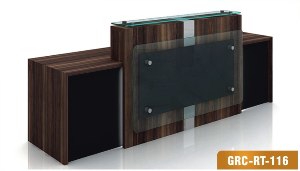 Modern reception desks, Curved and Glass reception desks | GRC Systems ...